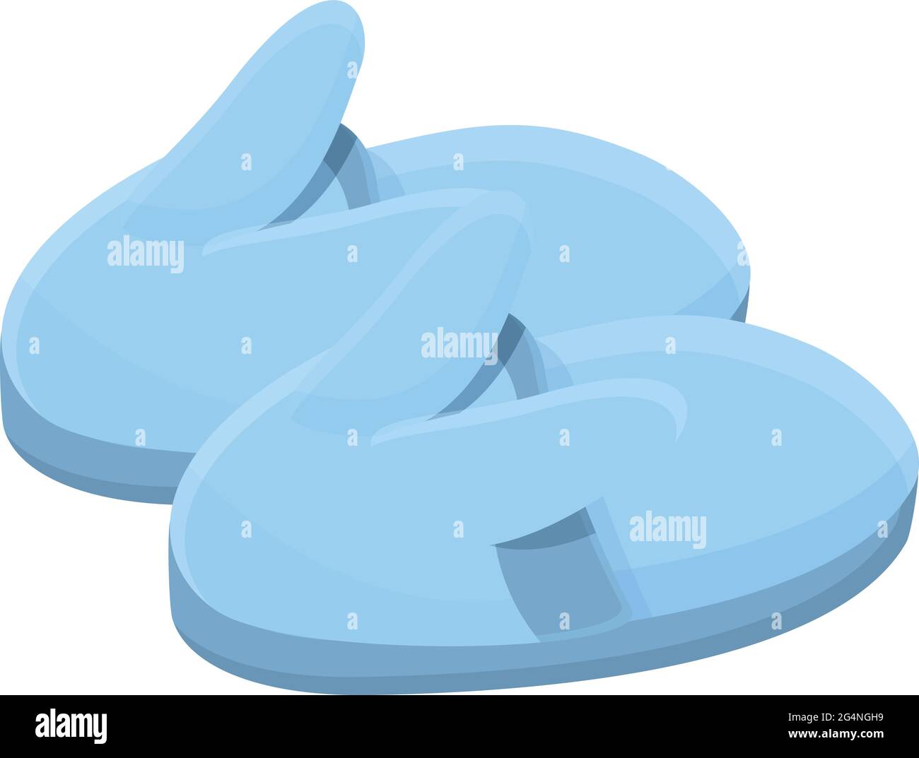 Bunny slippers icon. Cartoon of Bunny slippers vector icon for web ...