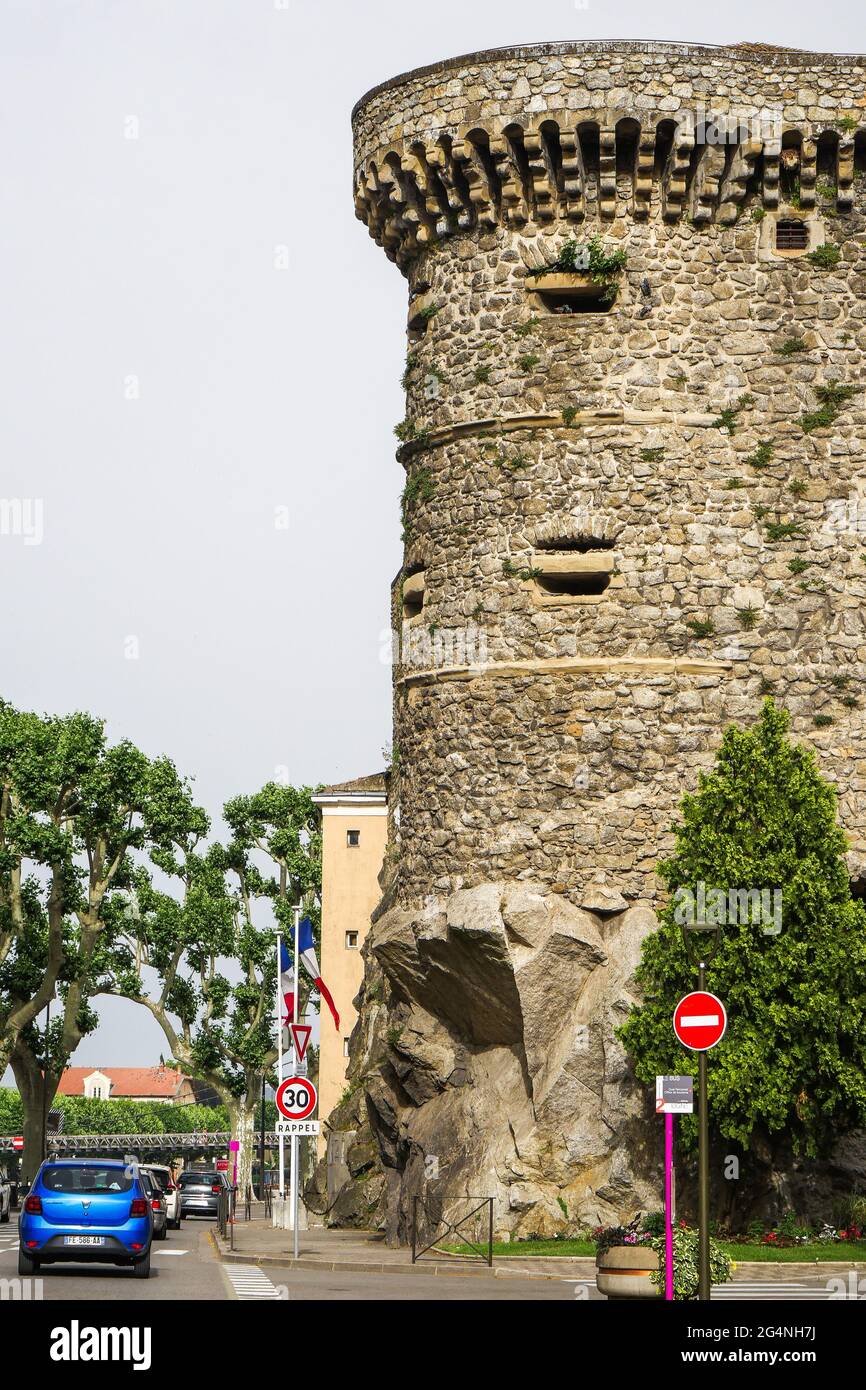 Tournon castle hi-res stock photography and images - Alamy