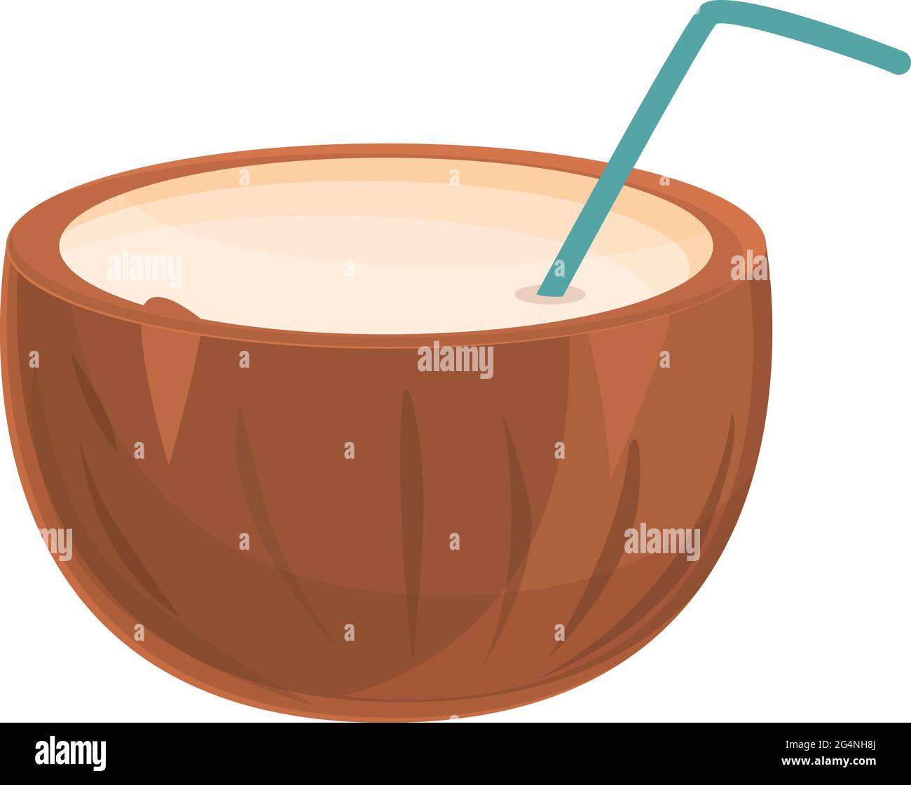 Coconut milk icon. Cartoon of Coconut milk vector icon for web design ...