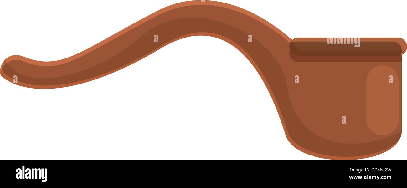 Pirate smoking pipe icon. Cartoon of Pirate smoking pipe vector icon ...