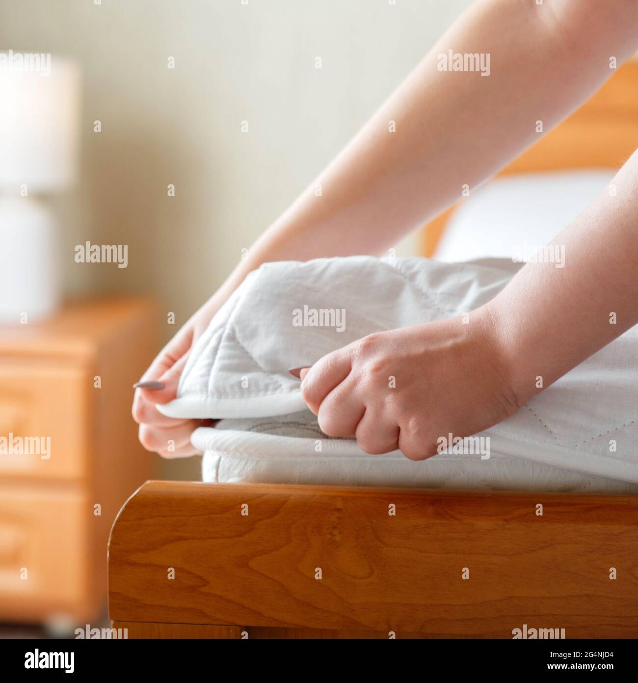 Hand Hanging Off Bed