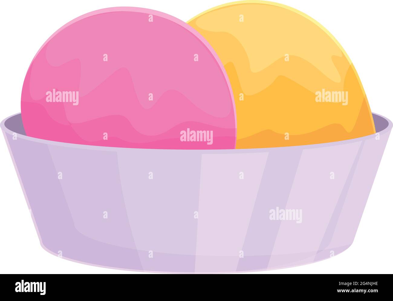 Juice ice cream icon. Cartoon of Juice ice cream vector icon for web ...