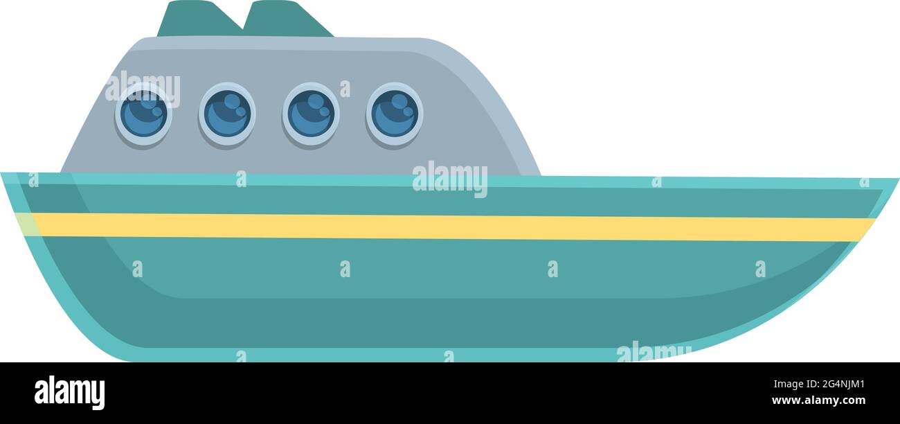 Sea boat icon. Cartoon of Sea boat vector icon for web design isolated ...