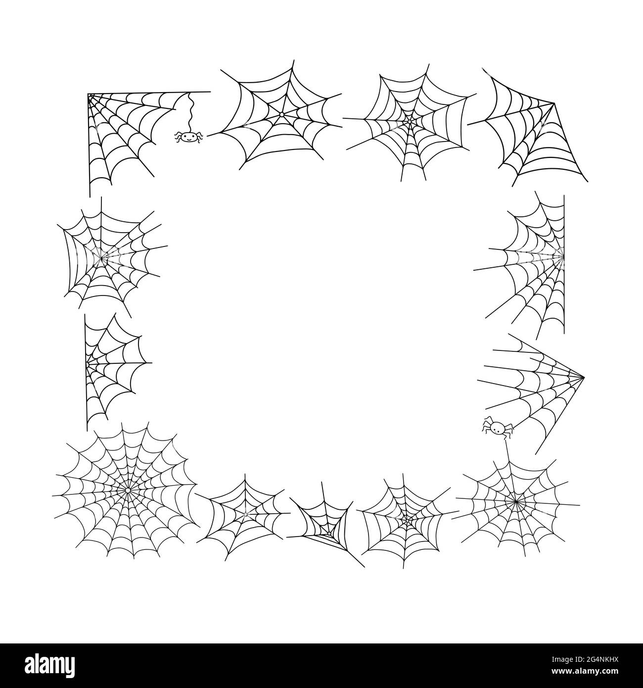 Spider Web Page Border