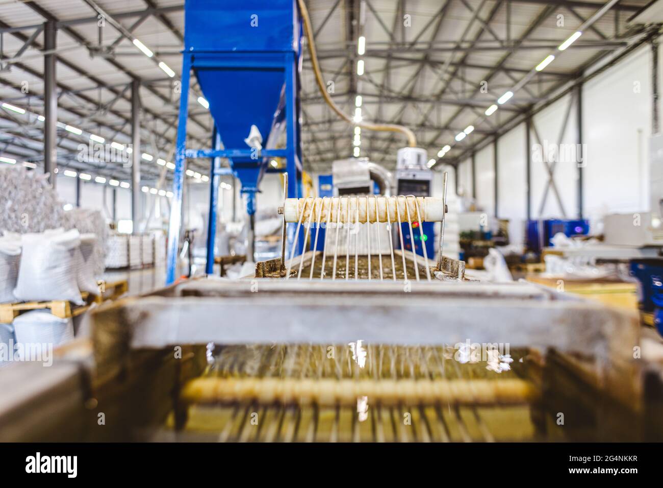 The technical process for the production of polypropylene yarns for ...