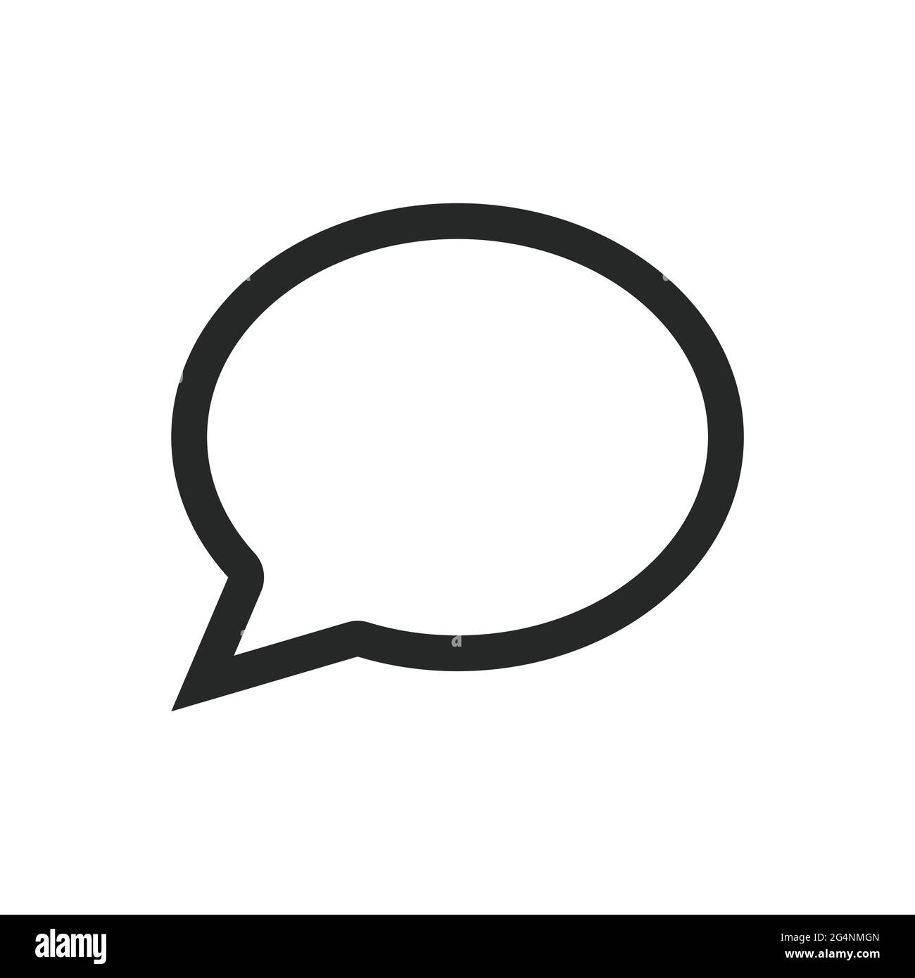 Bubble speech cloud vector communication icon comic message. Cartoon ...