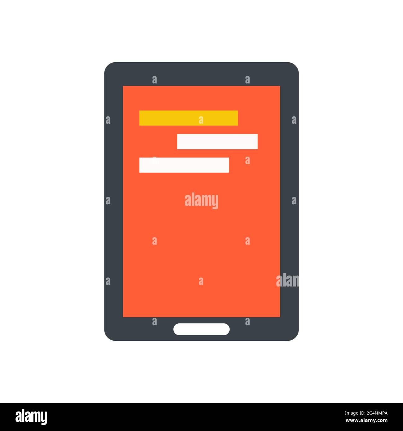 Tablet icon device technology design vector illustration screen ...