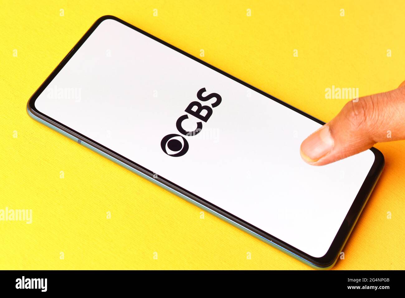 Cbs tv logo hi-res stock photography and images - Alamy