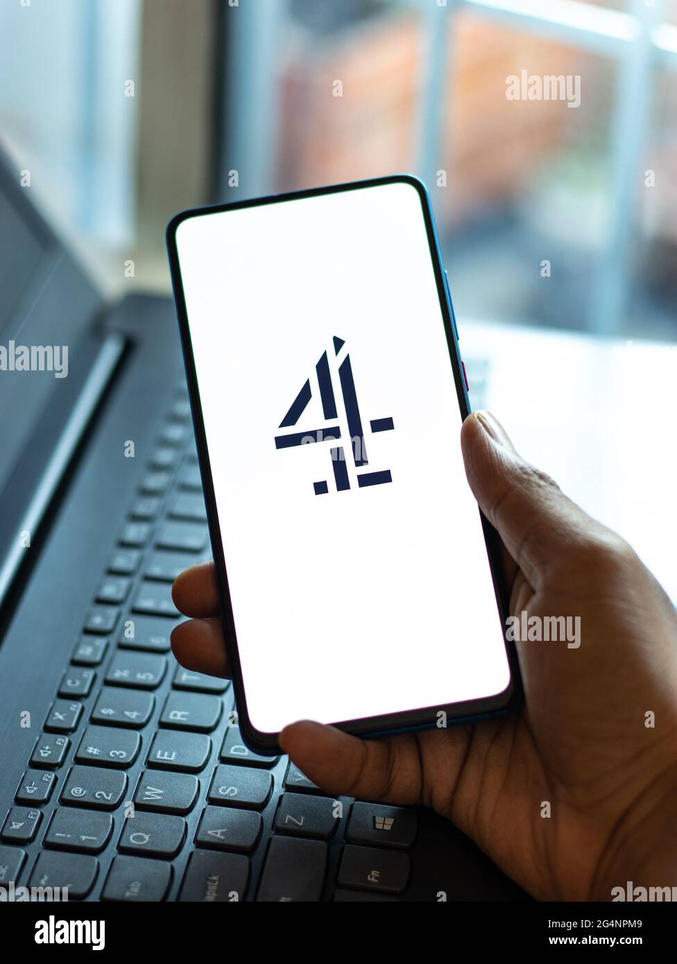 Channel 4 logo television screen hi-res stock photography and images ...