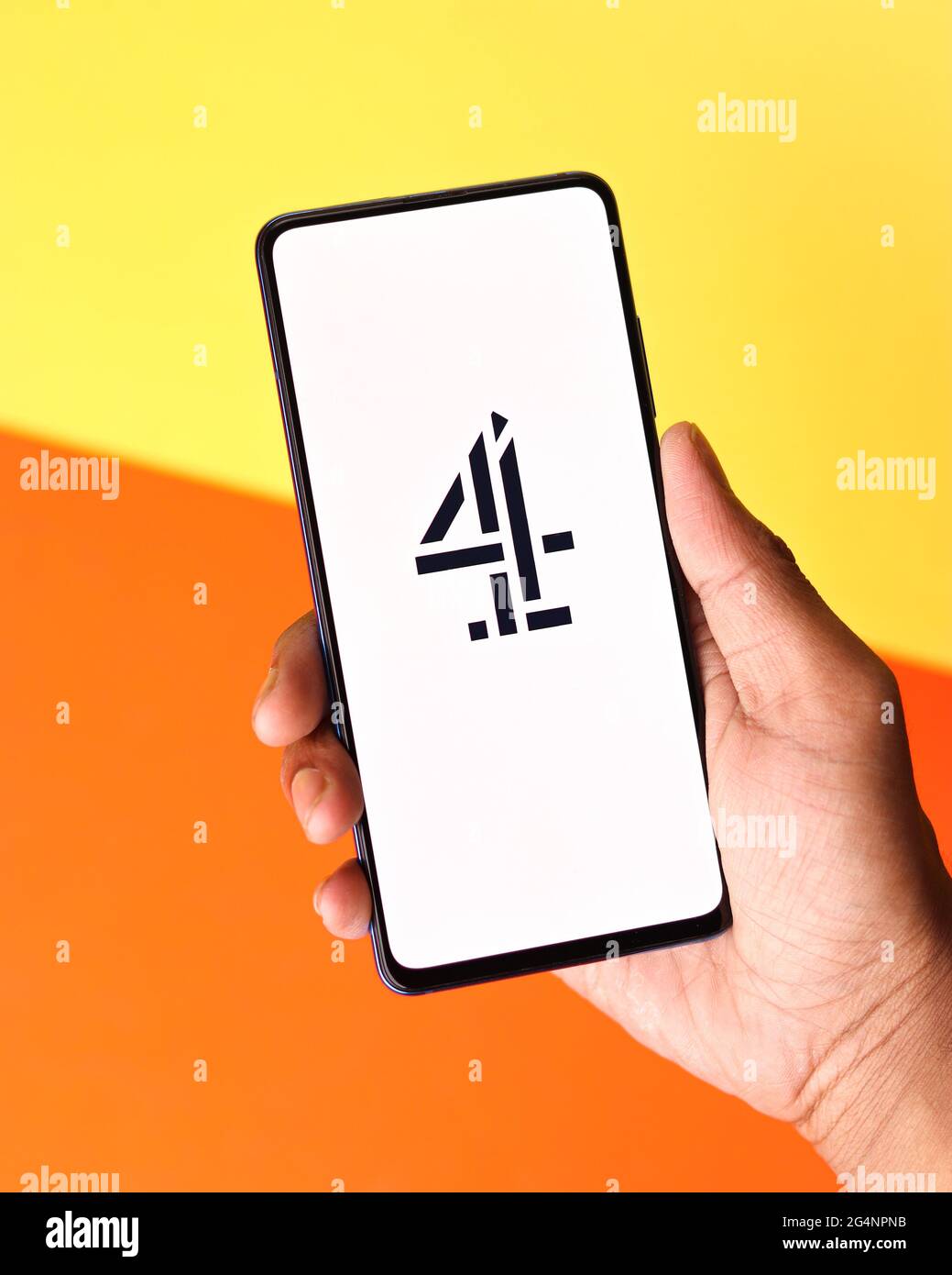 Channel 4 logo television screen hi-res stock photography and images ...