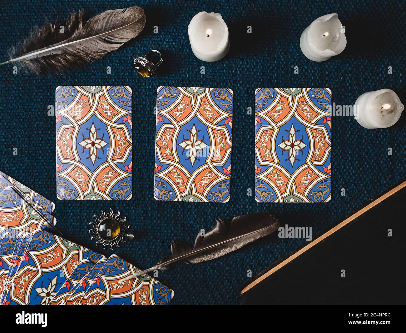 Tarot deck above hi-res stock photography and images - Alamy