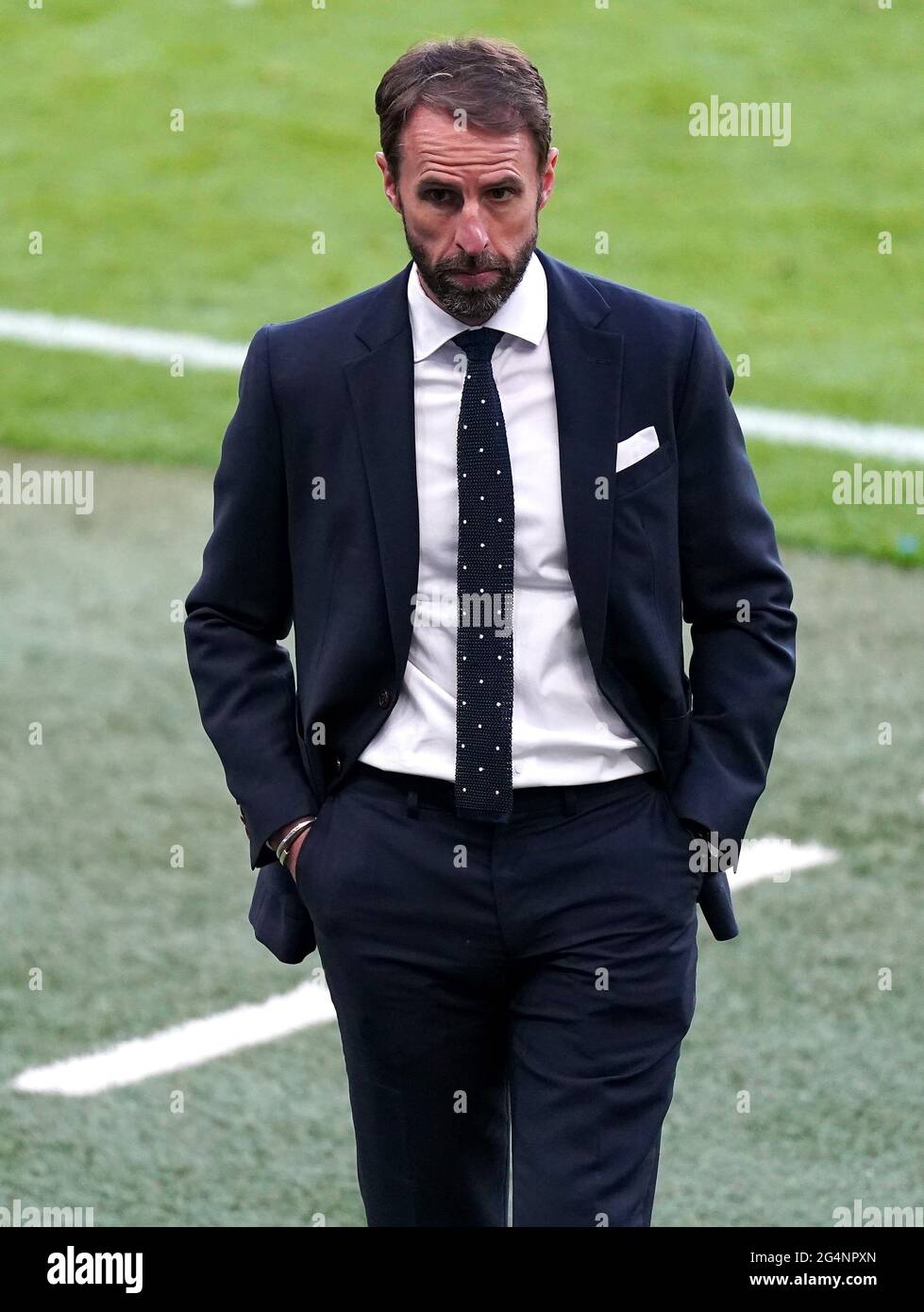 England manager Gareth Southgate during the UEFA Euro 2020 Group D ...