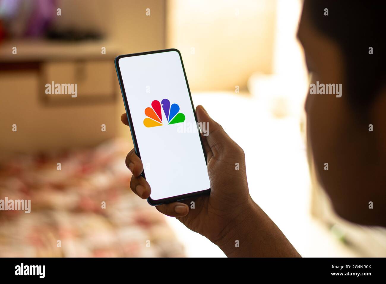 Cnbc screen hi-res stock photography and images - Alamy
