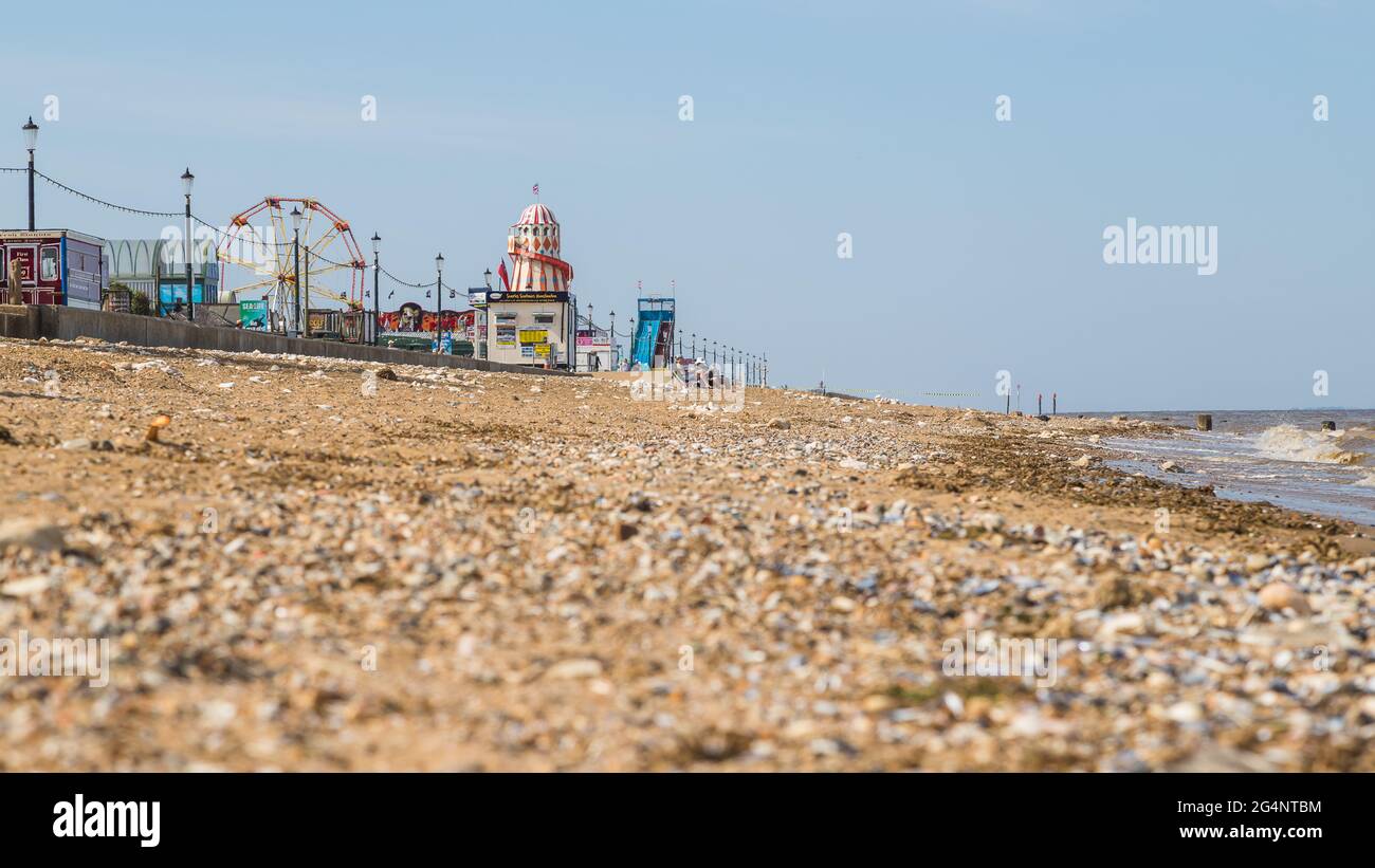 Hunstanton beach promenade hi-res stock photography and images - Alamy