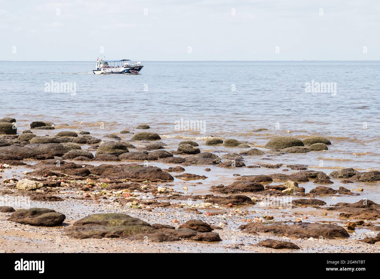 The Wash Monster out at sea off the coast at Hunstanton carrying ...