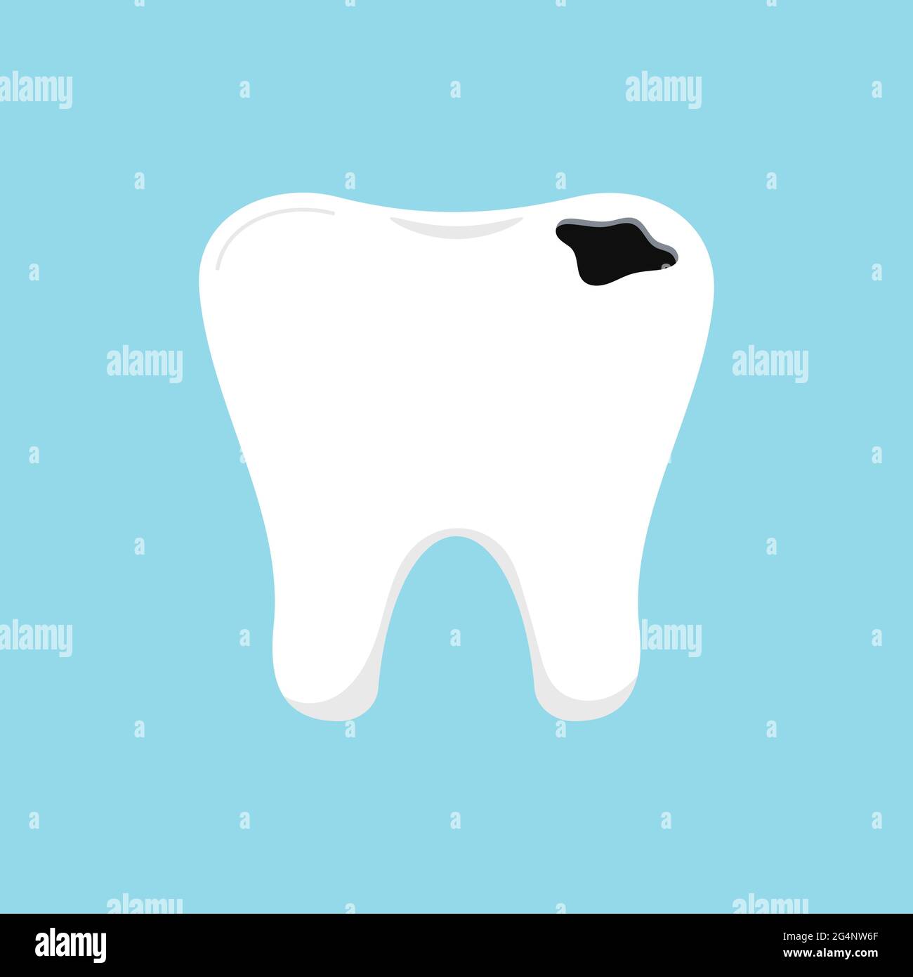 Cavity tooth decay disease symbol hi-res stock photography and images ...