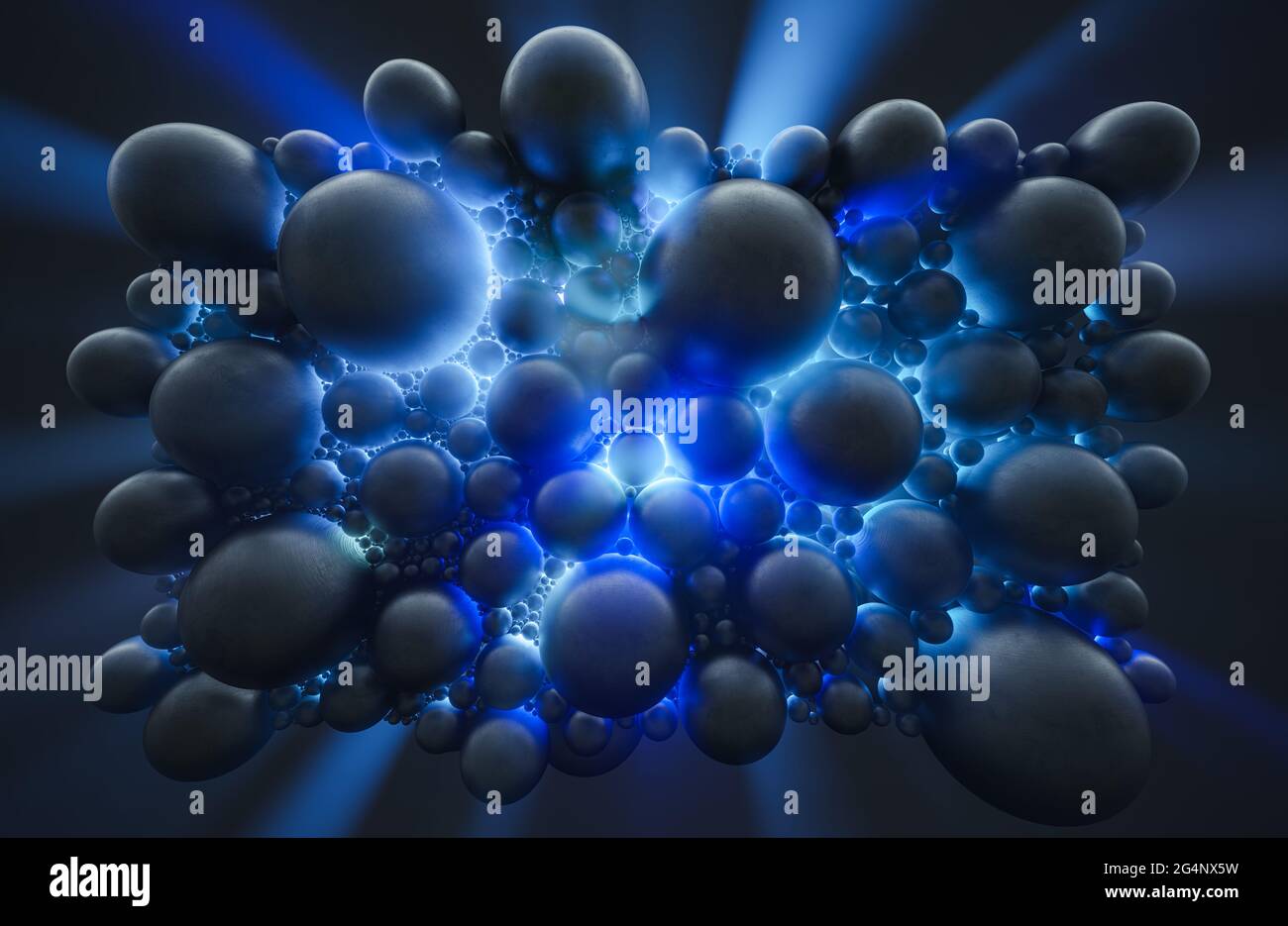 Abstract background consisting of hadron accelerator or collider ...