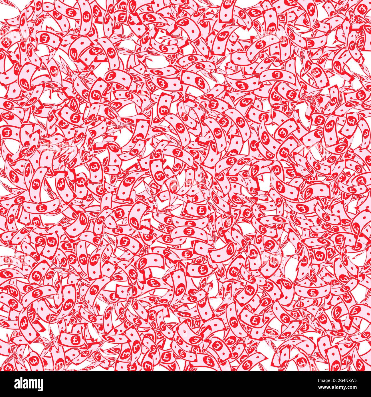 British notes money falling Stock Vector Images - Alamy