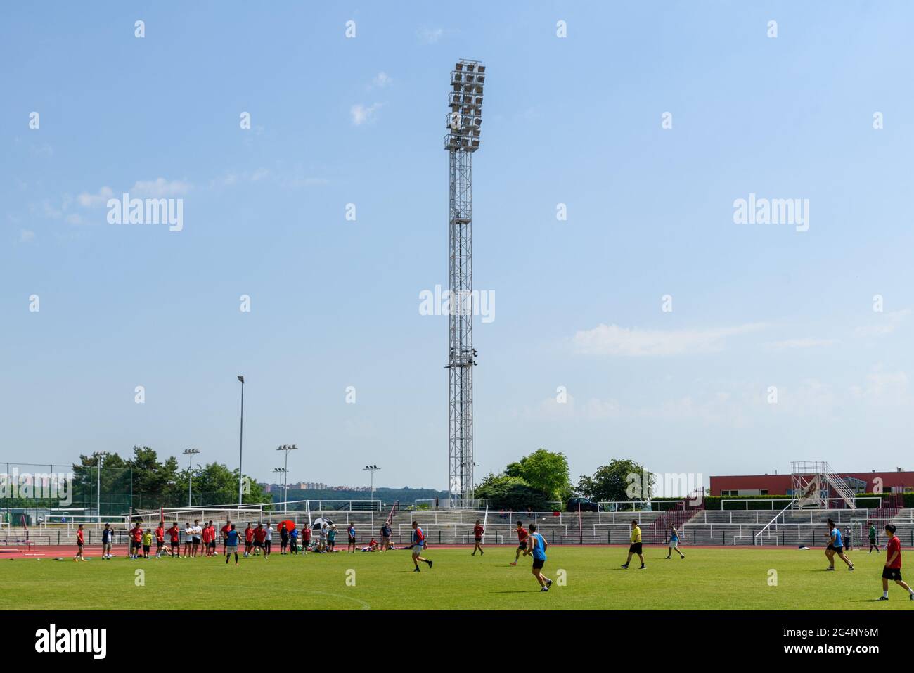 Stadion general view pitch hi-res stock photography and images - Alamy