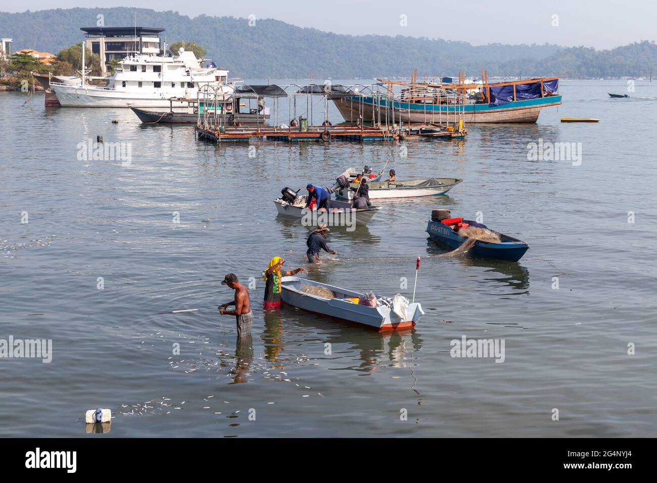 Malaysia sabah fishing boat in hi-res stock photography and images - Alamy