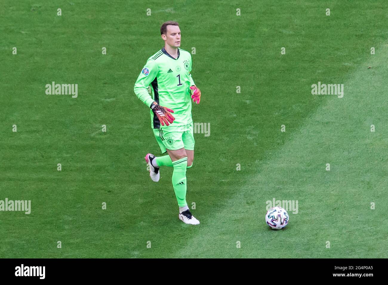 Manuel Neuer of Germany seen in action during the UEFA EURO 2020 ...