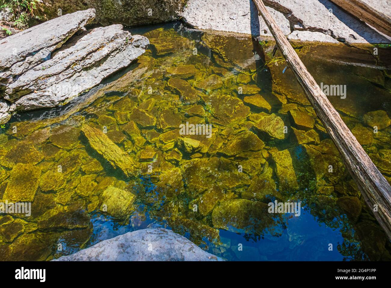 Warsaw Caves Conservation Area Warsaw Ontario Canada in summer Stock ...