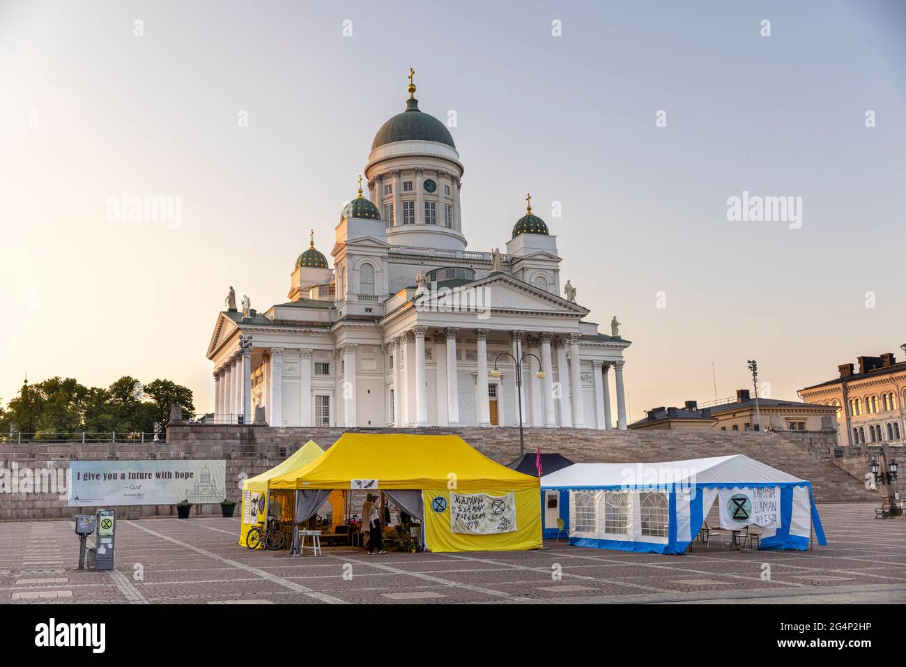 Helsinki Cathedral white facade is recognisable landmark in Finnish ...