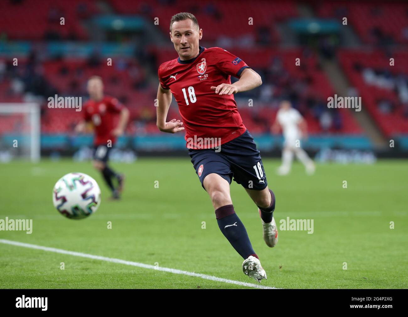 Czech Republic's Jan Boril during the UEFA Euro 2020 Group D match at ...