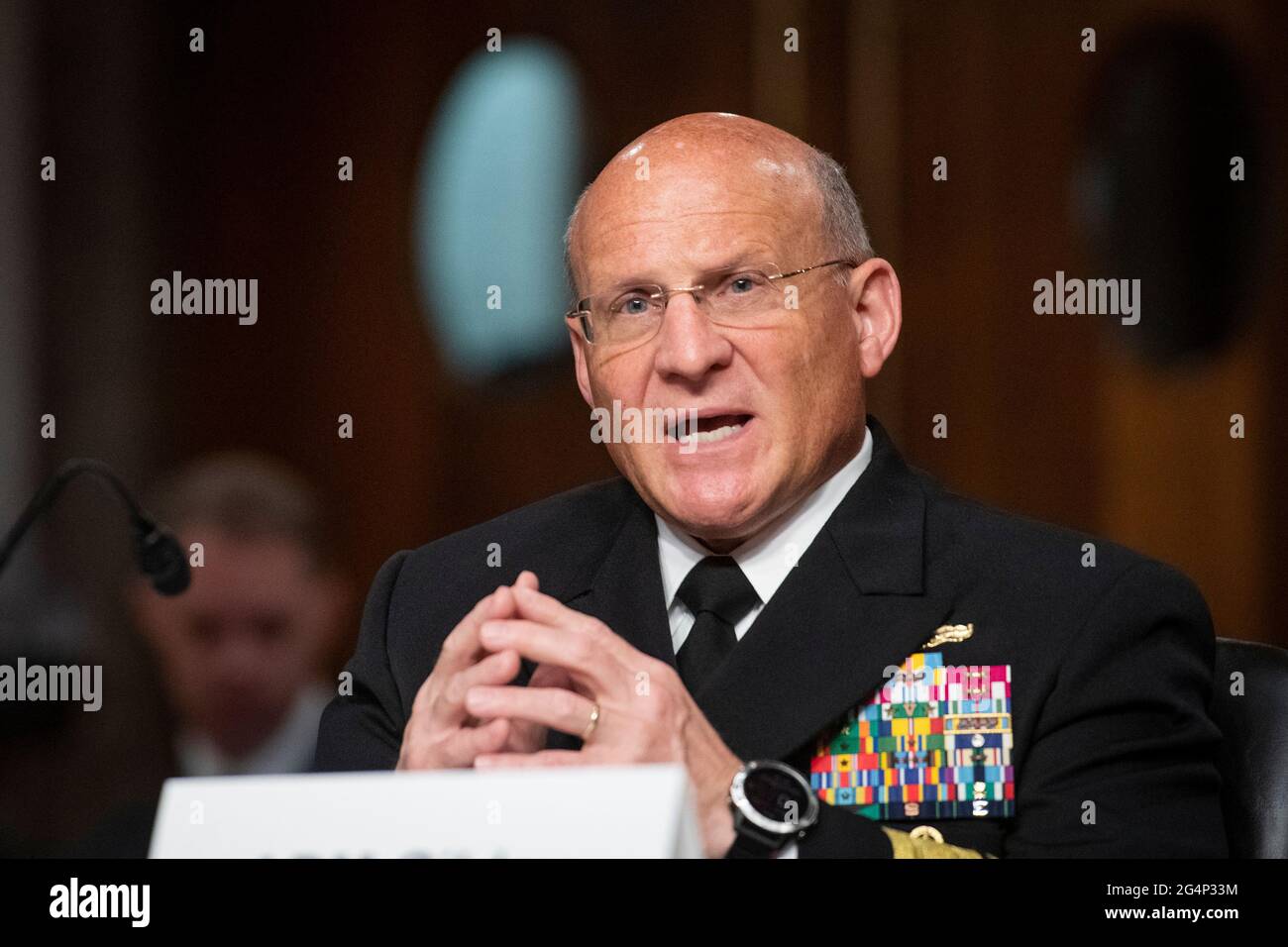 Chief of naval operations admiral gilday hi-res stock photography and ...