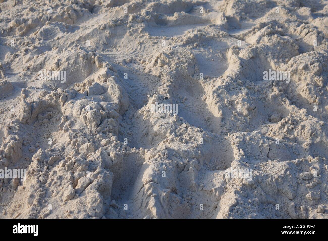 A closeup shot of the sand texture on the beach Stock Photo - Alamy