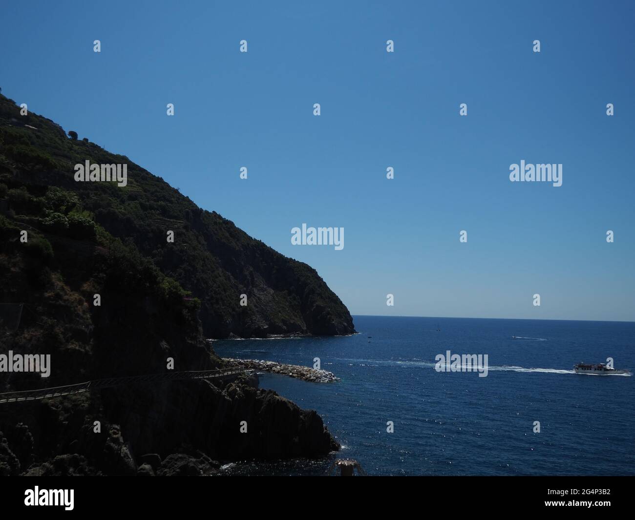 Italian Cliff View Stock Photo - Alamy