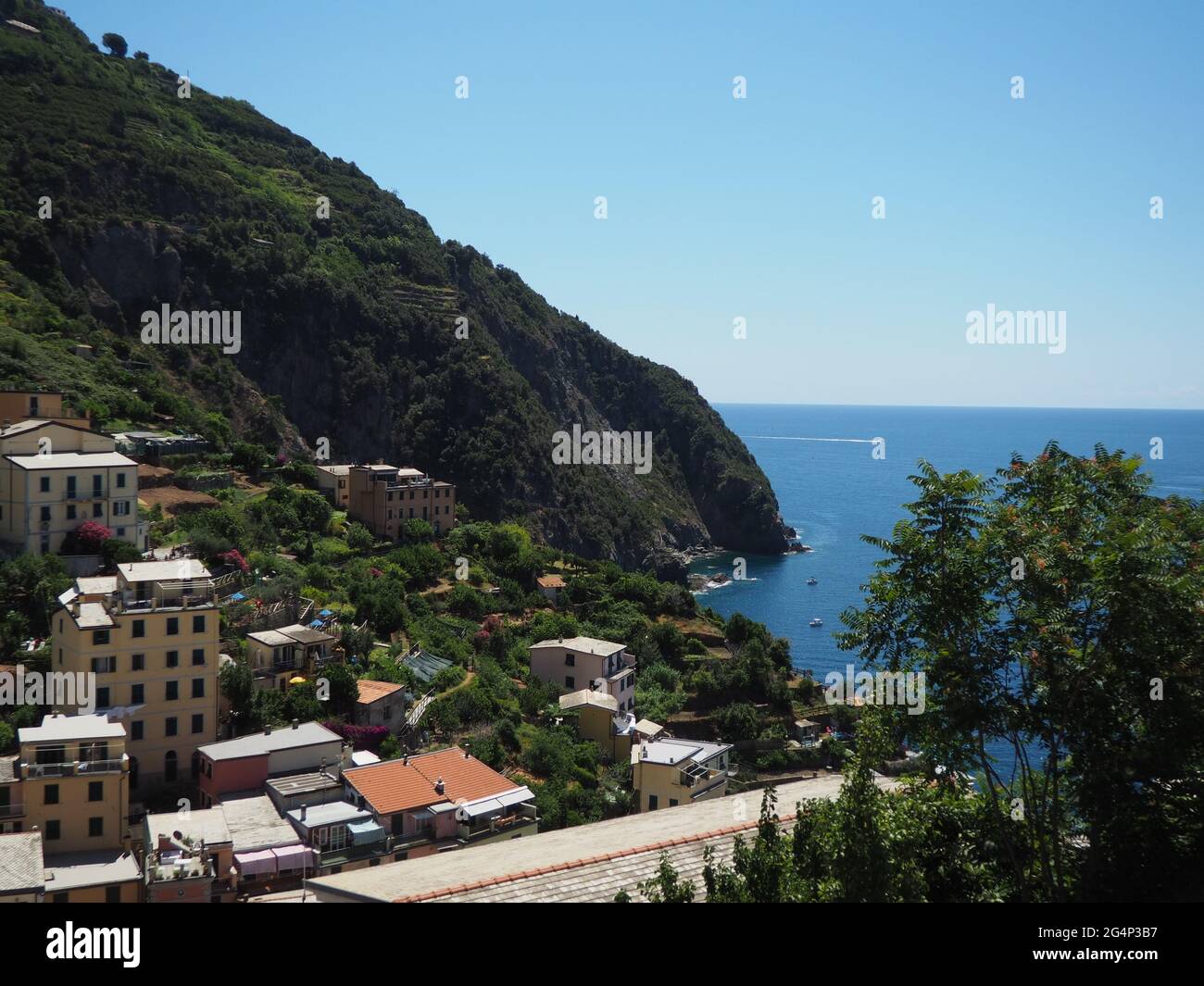 Italian Cliff View Stock Photo - Alamy