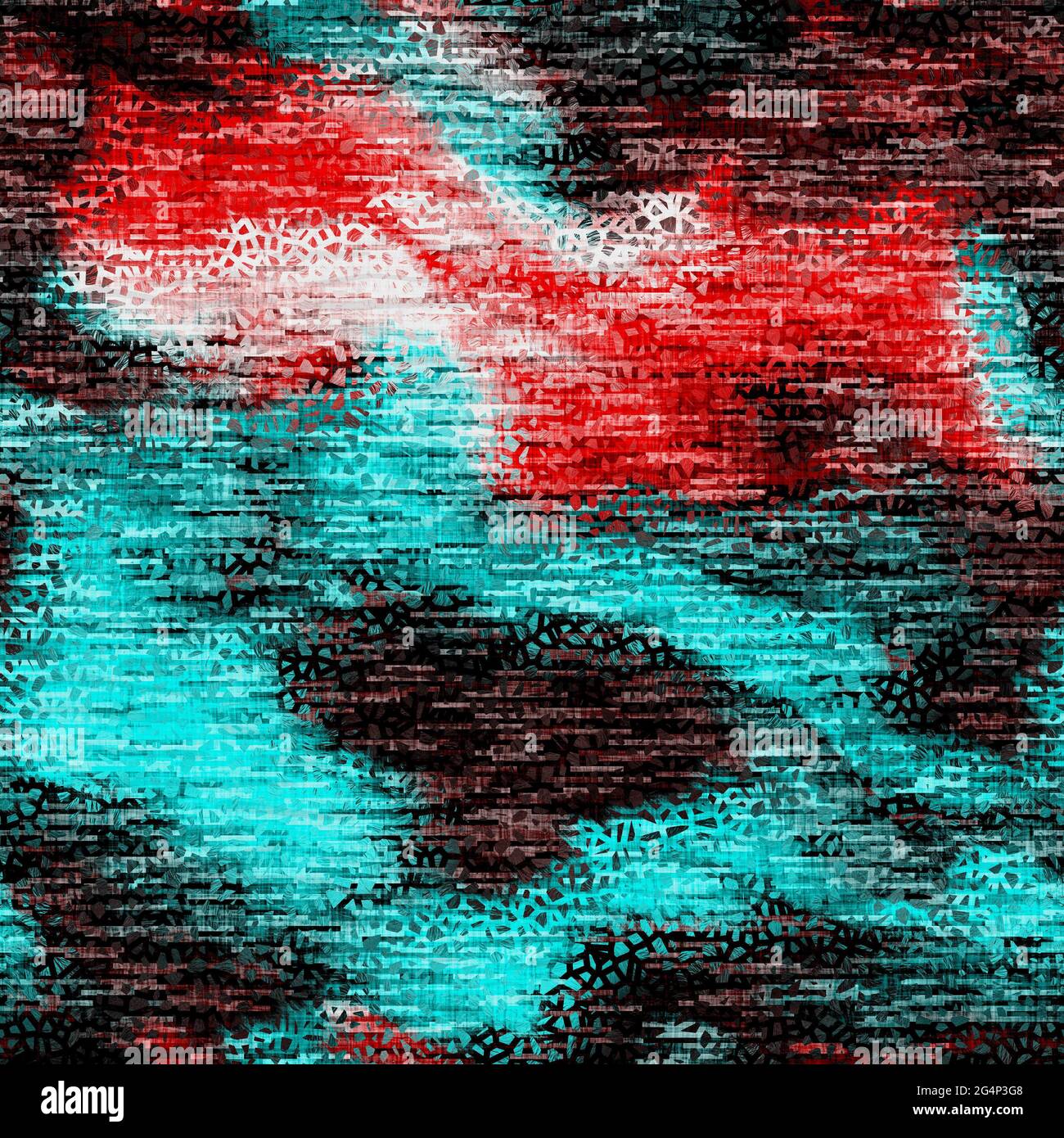 Creative art effect seamless pattern texture. Abstract linen fashion ...