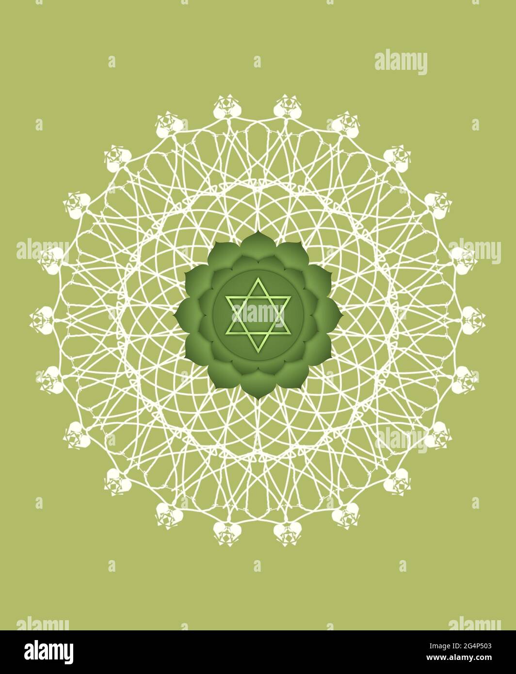 Spiritual background for meditation with sacred geometry, Yin yang ...