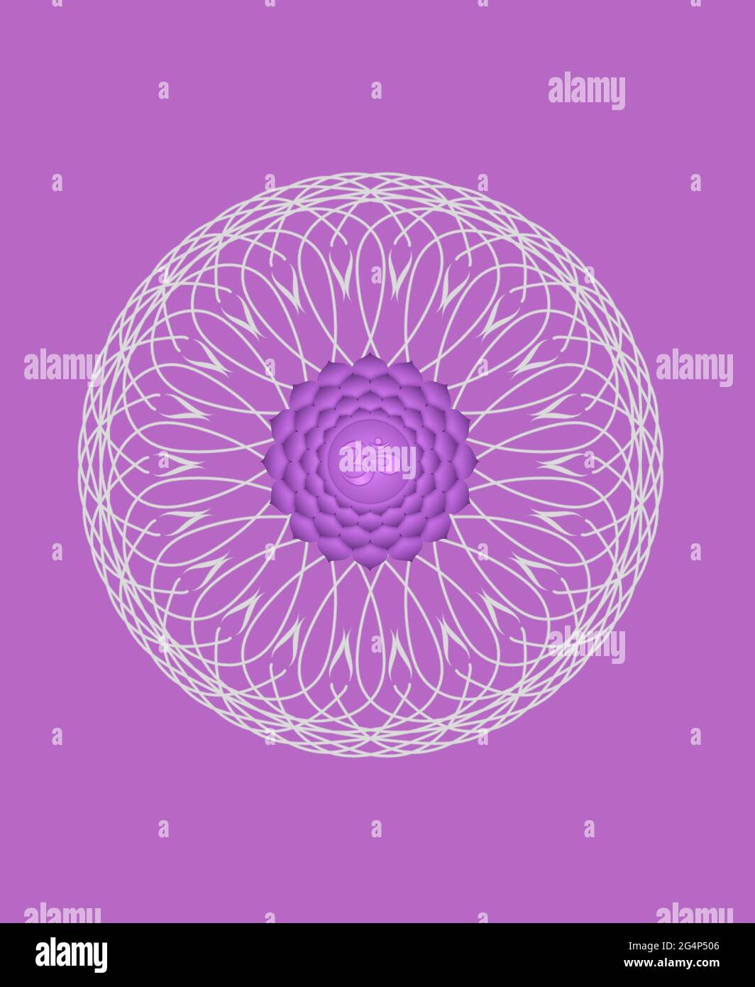 Spiritual background for meditation with sacred geometry, Yin yang ...