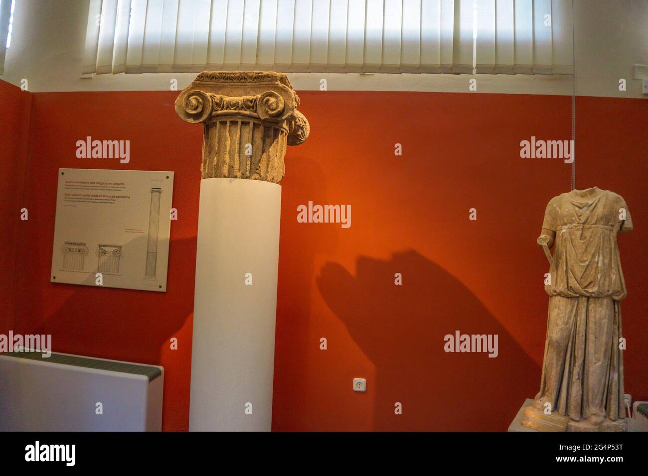 Messene, Greece, 20 June 2021: Archaeological findings in the ...