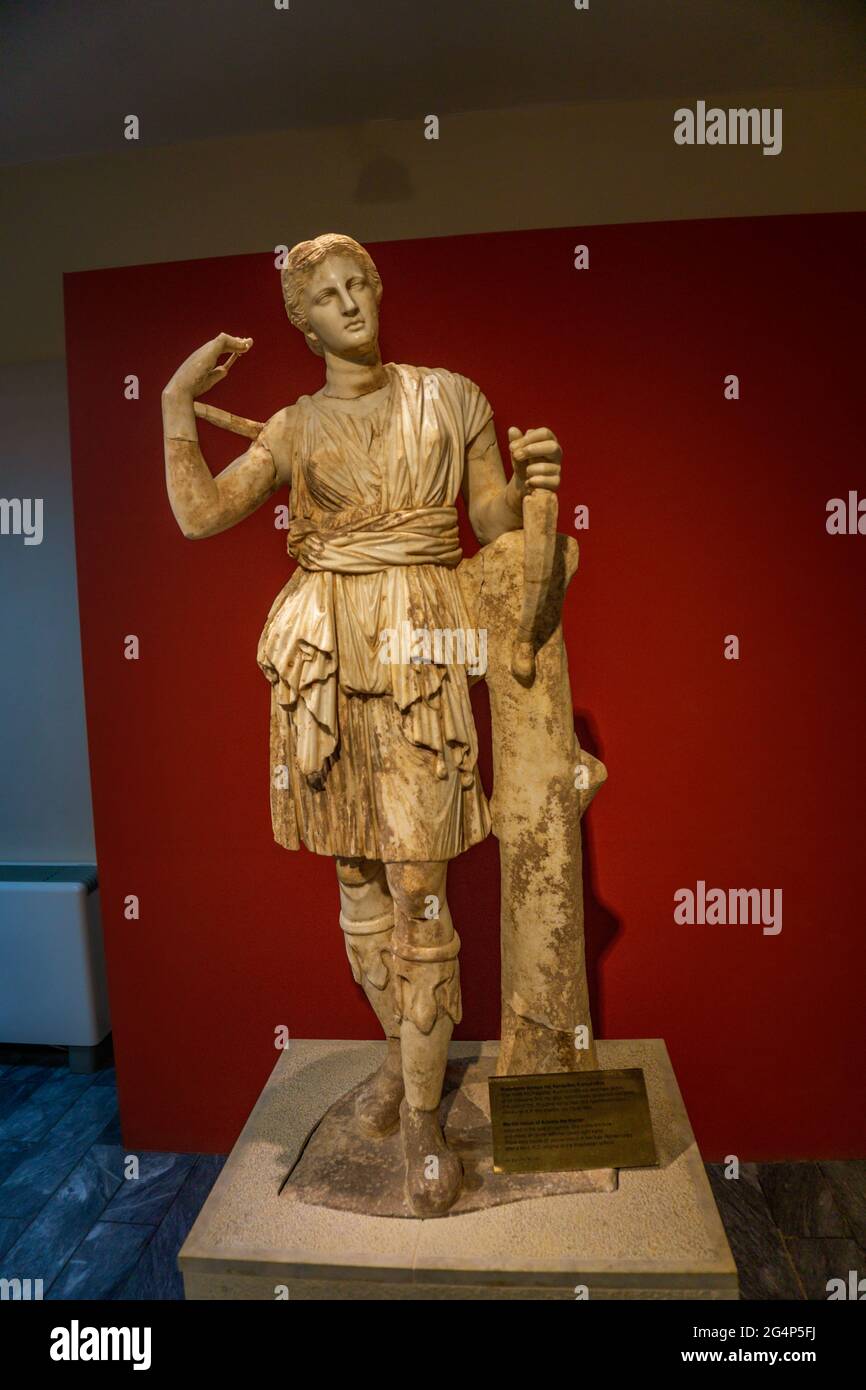 Messene, Greece, 20 June 2021: Archaeological findings in the ...