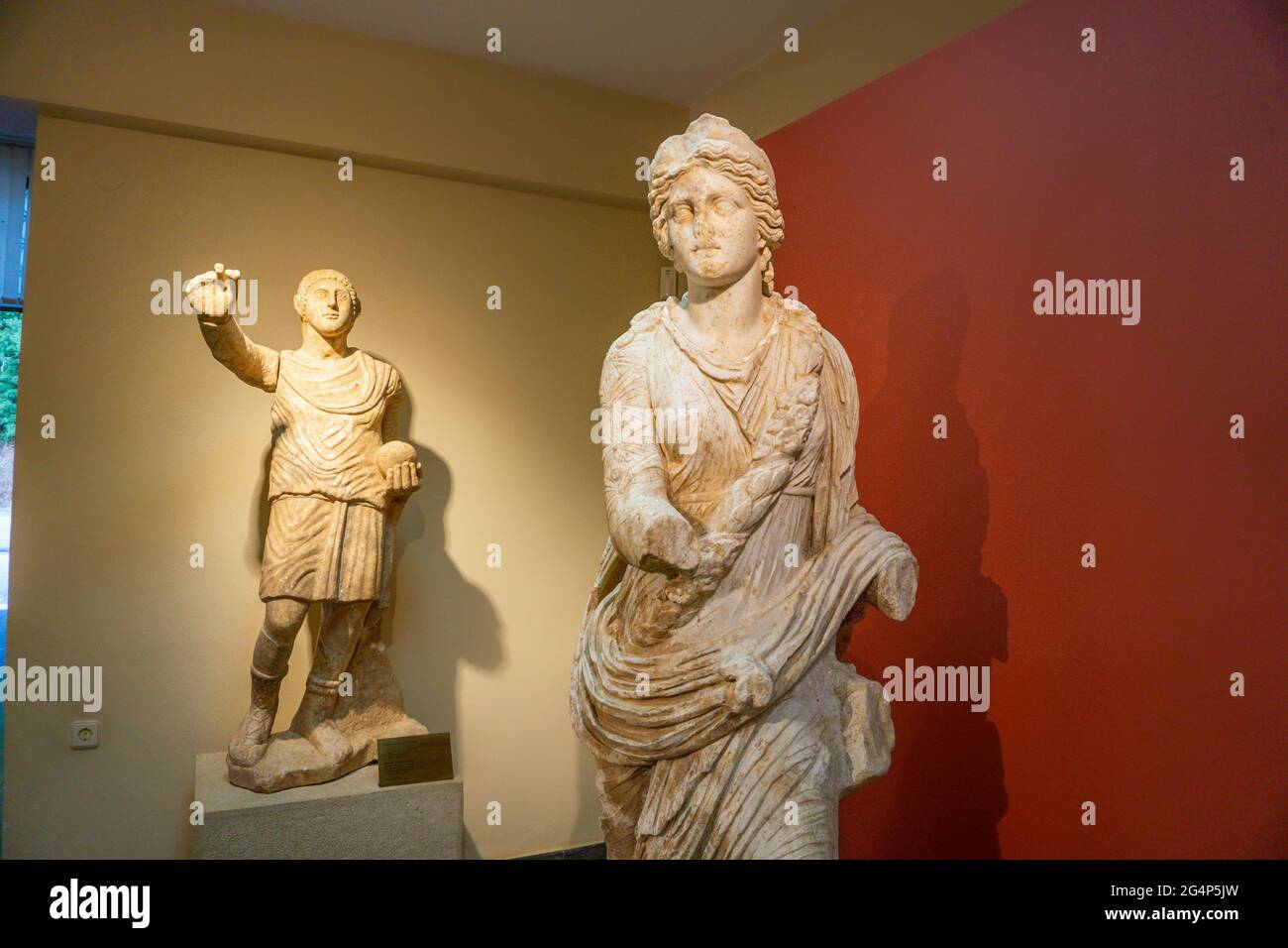 Messene, Greece, 20 June 2021: Archaeological findings in the ...