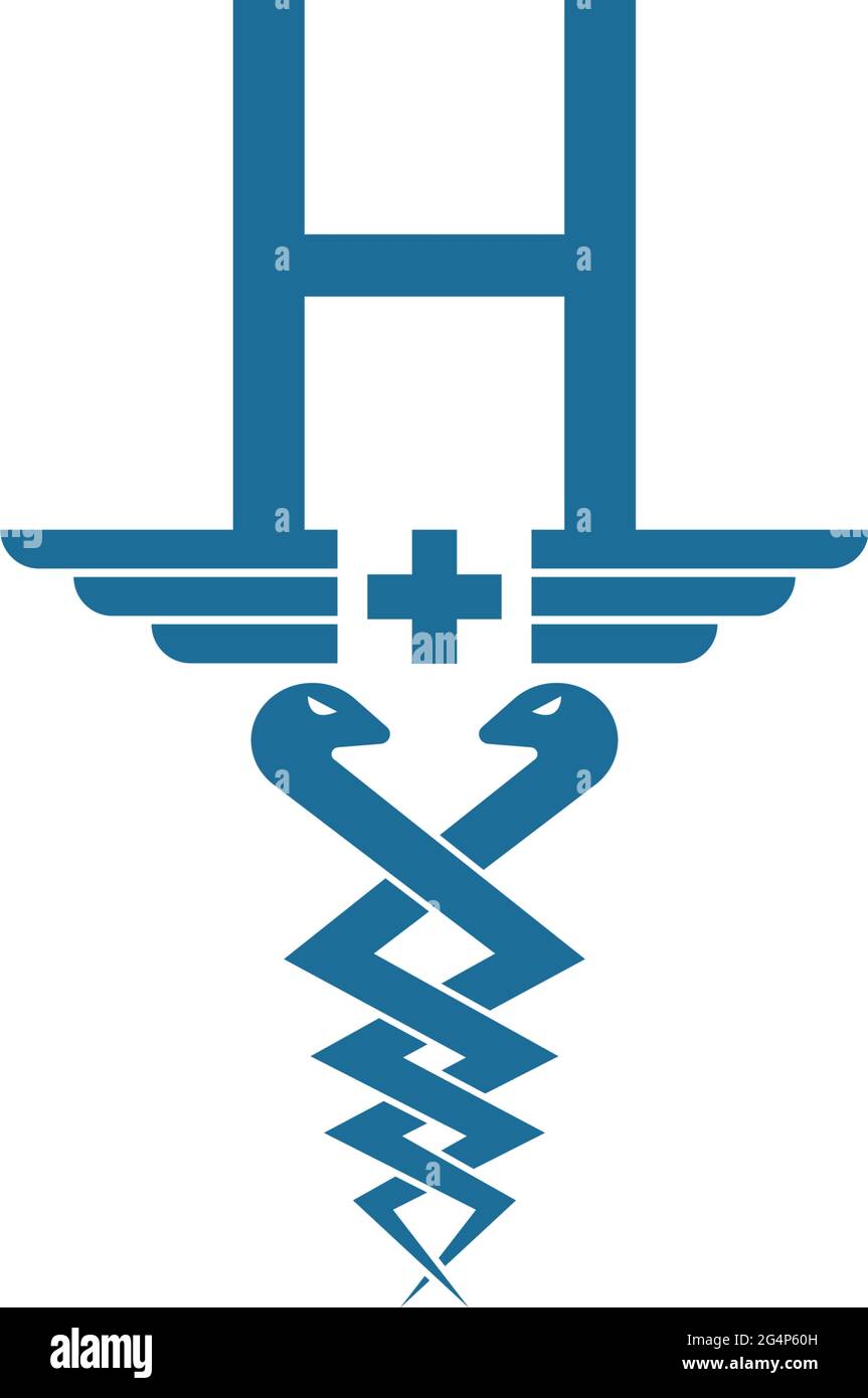 Doctor h logo Stock Vector Images - Alamy