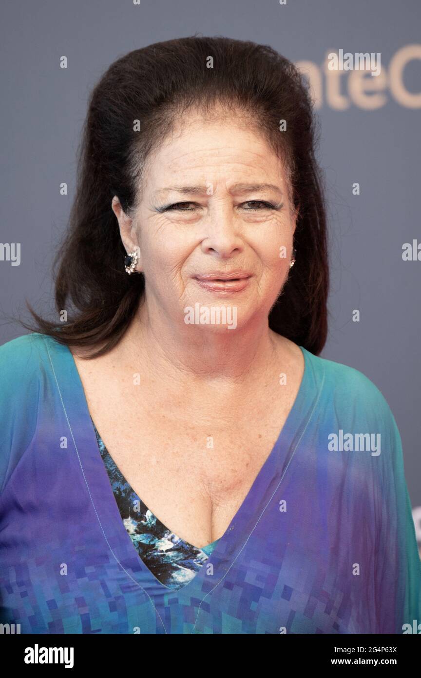 Queen Fadila Farouk attends the closing ceremony of the 60th Monte ...