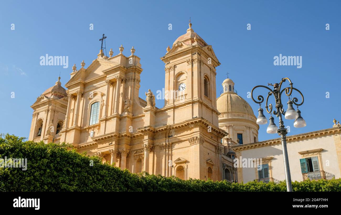 Noto Cathedral, Sicily. The building is one of the most iconic ...