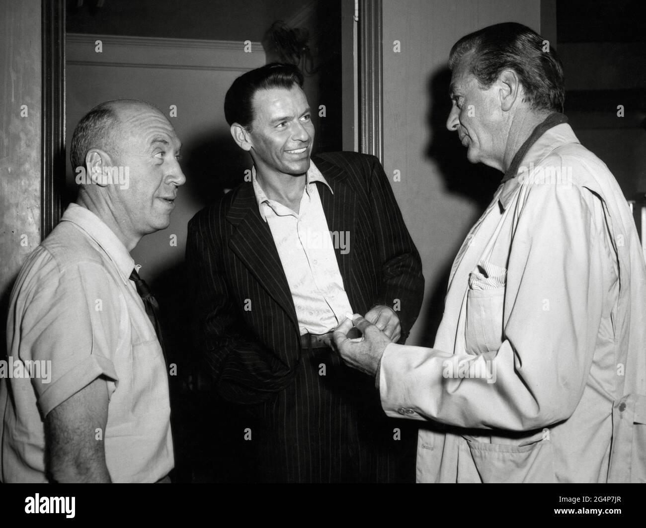 Otto Preminger, Frank Sinatra, Gary Cooper, "The Man with the Golden ...