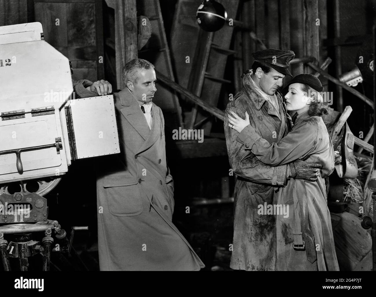 Director Howard Hawks, Joan Crawford, Gary Cooper, "Today We Live ...