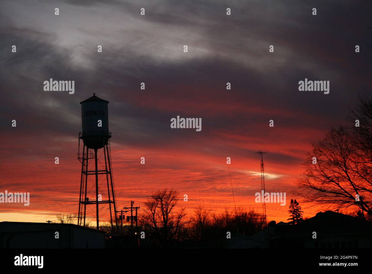 Yellow water tower hi-res stock photography and images - Alamy