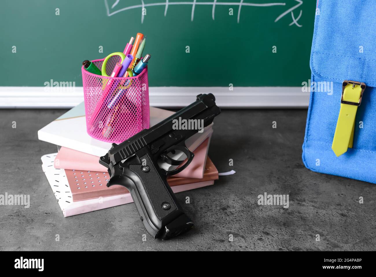 Gun safety children classroom hi-res stock photography and images - Alamy