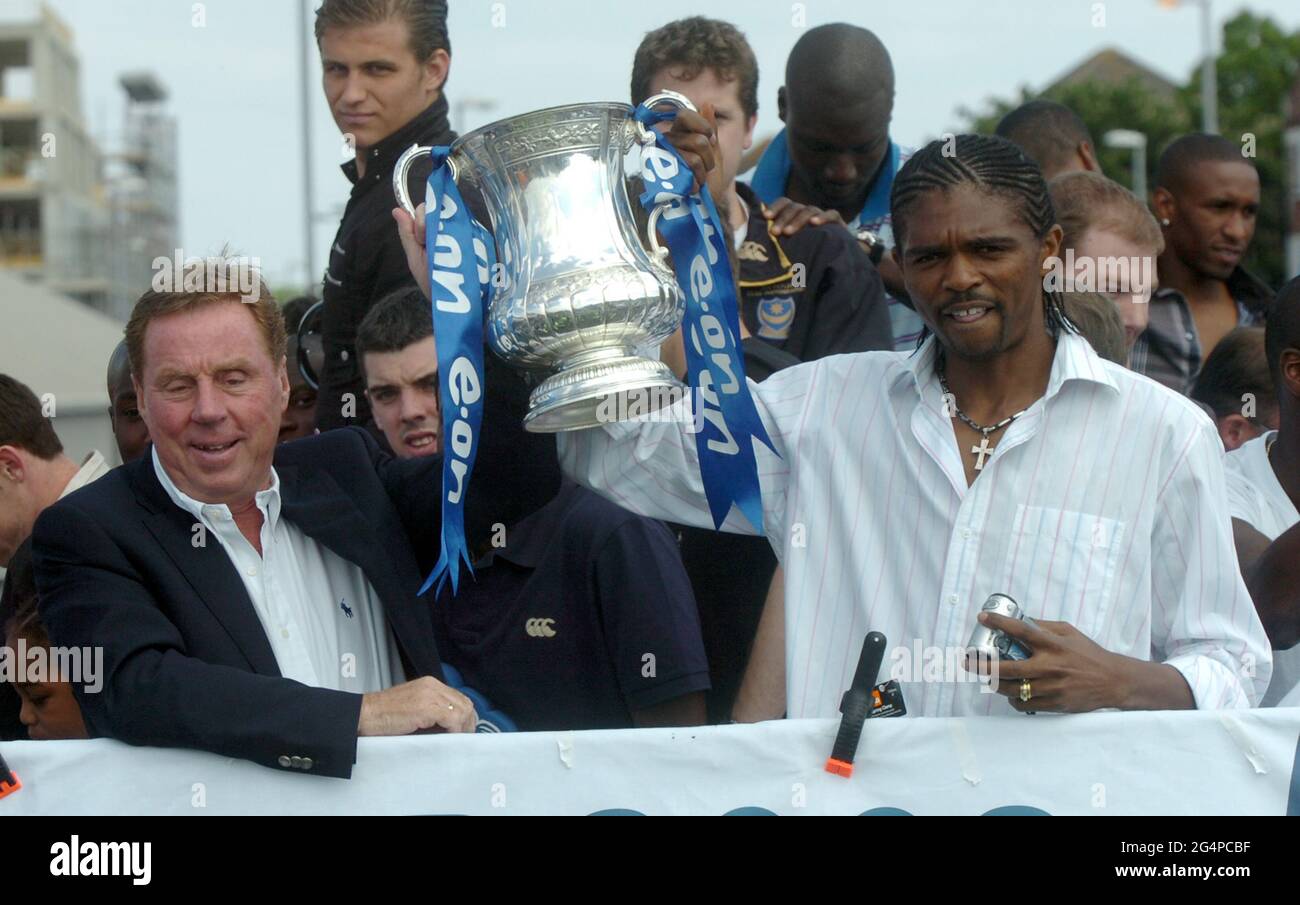 Portsmouth FC,Pompey, FA.CupPompey manager Harry Redknapp and ...