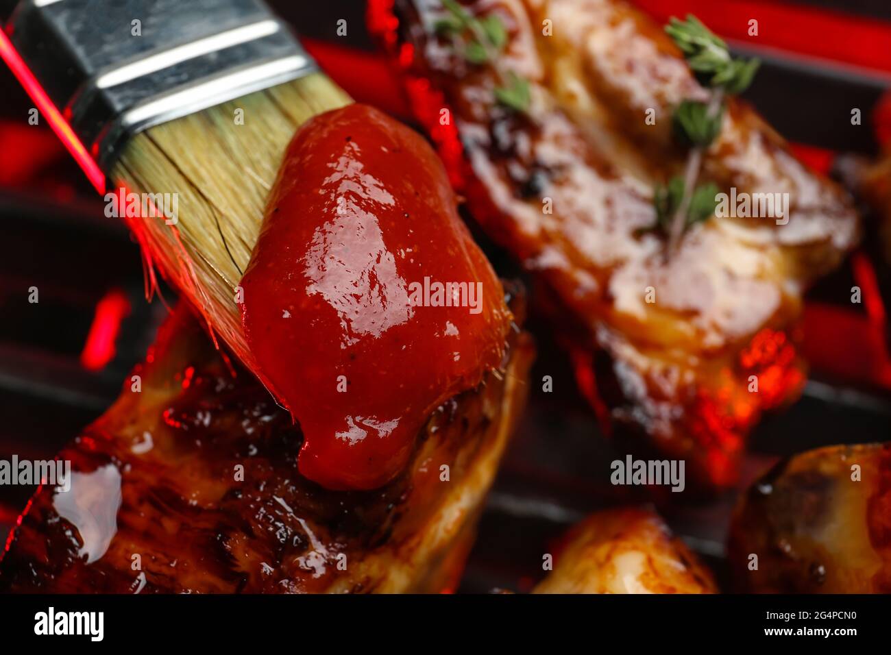 Chicken spreading wings hi-res stock photography and images - Alamy