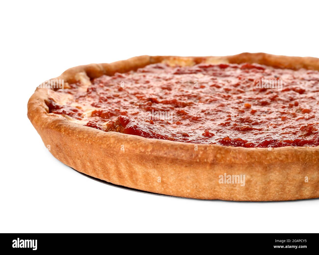 Chicago style stuffed crust pizza hi-res stock photography and images ...