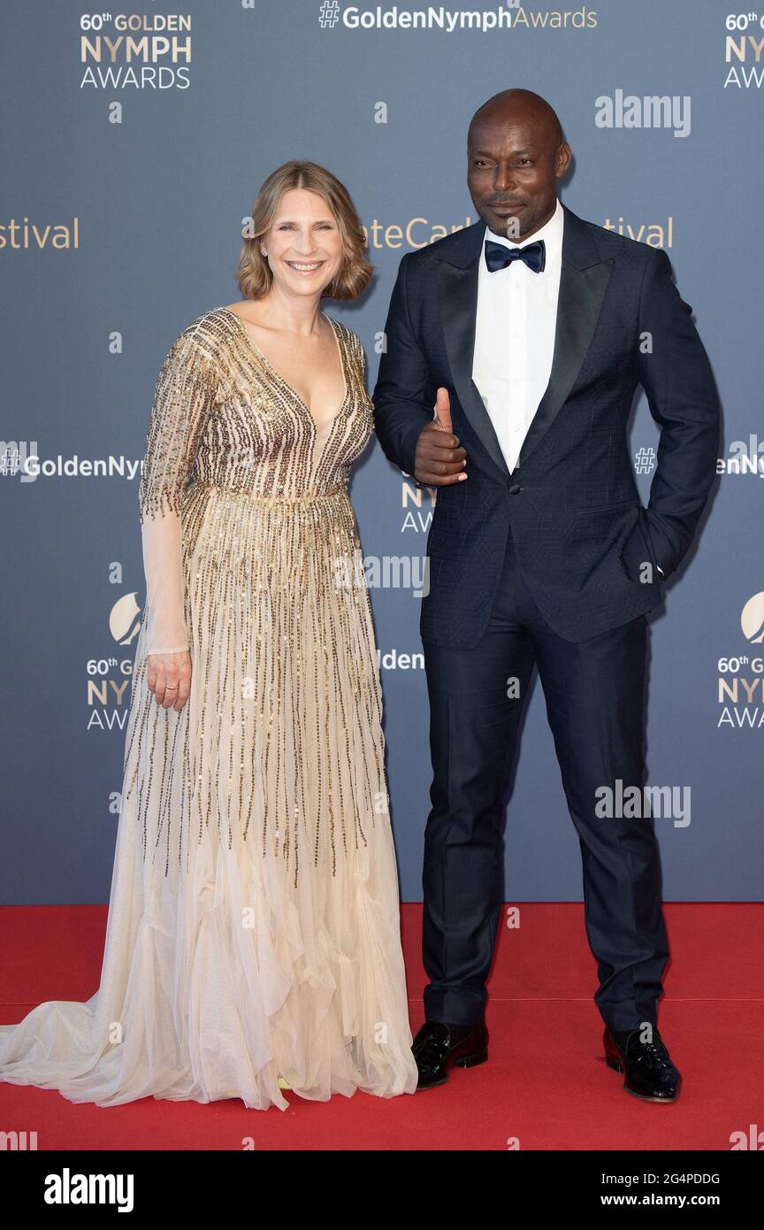 Genie Godula and Jimmy Jean-Louis attend the closing ceremony of the ...