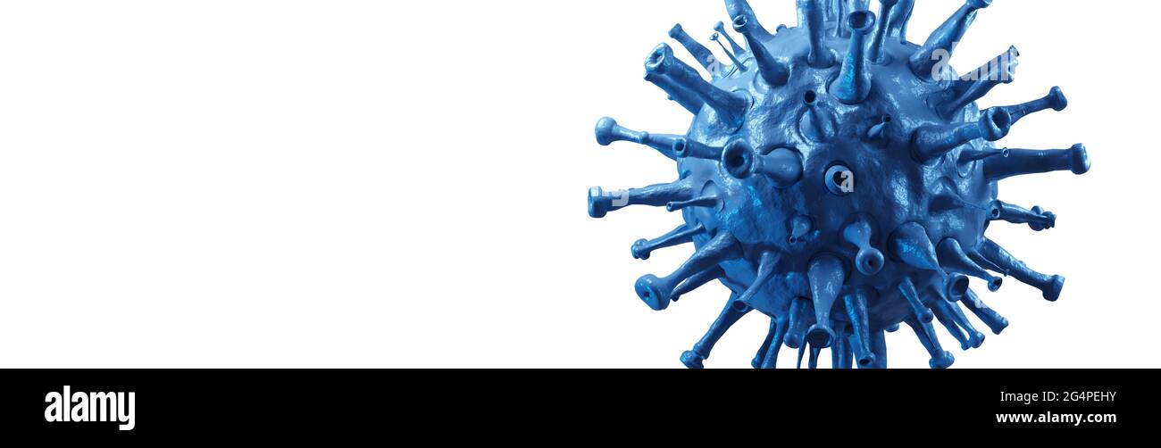 Dangerous corona virus, SARS pandemic risk concept. 3D illustration ...
